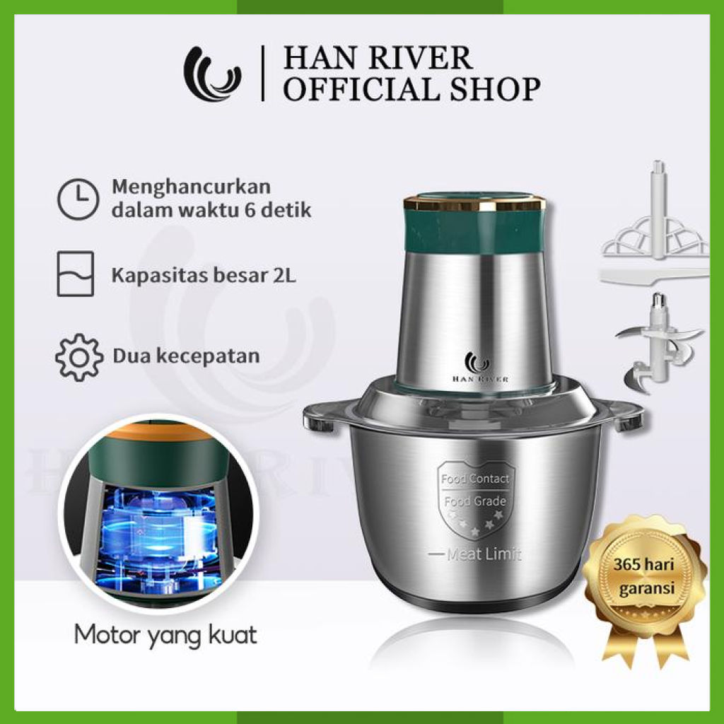 Promo Spesial Han River Ss01 Meat Grinder Multifungsi 2L Diskon 12% di ...